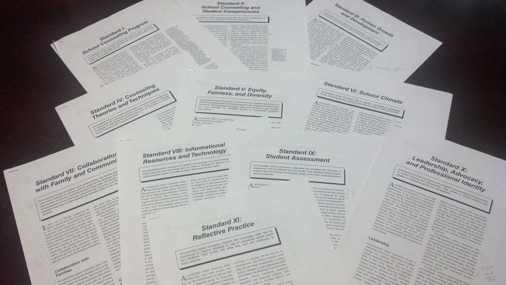National Boards: Connecting Entries to Standards - Savvy School Counselor